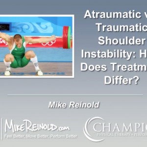 Shoulder Archives - Mike Reinold Inner Circle